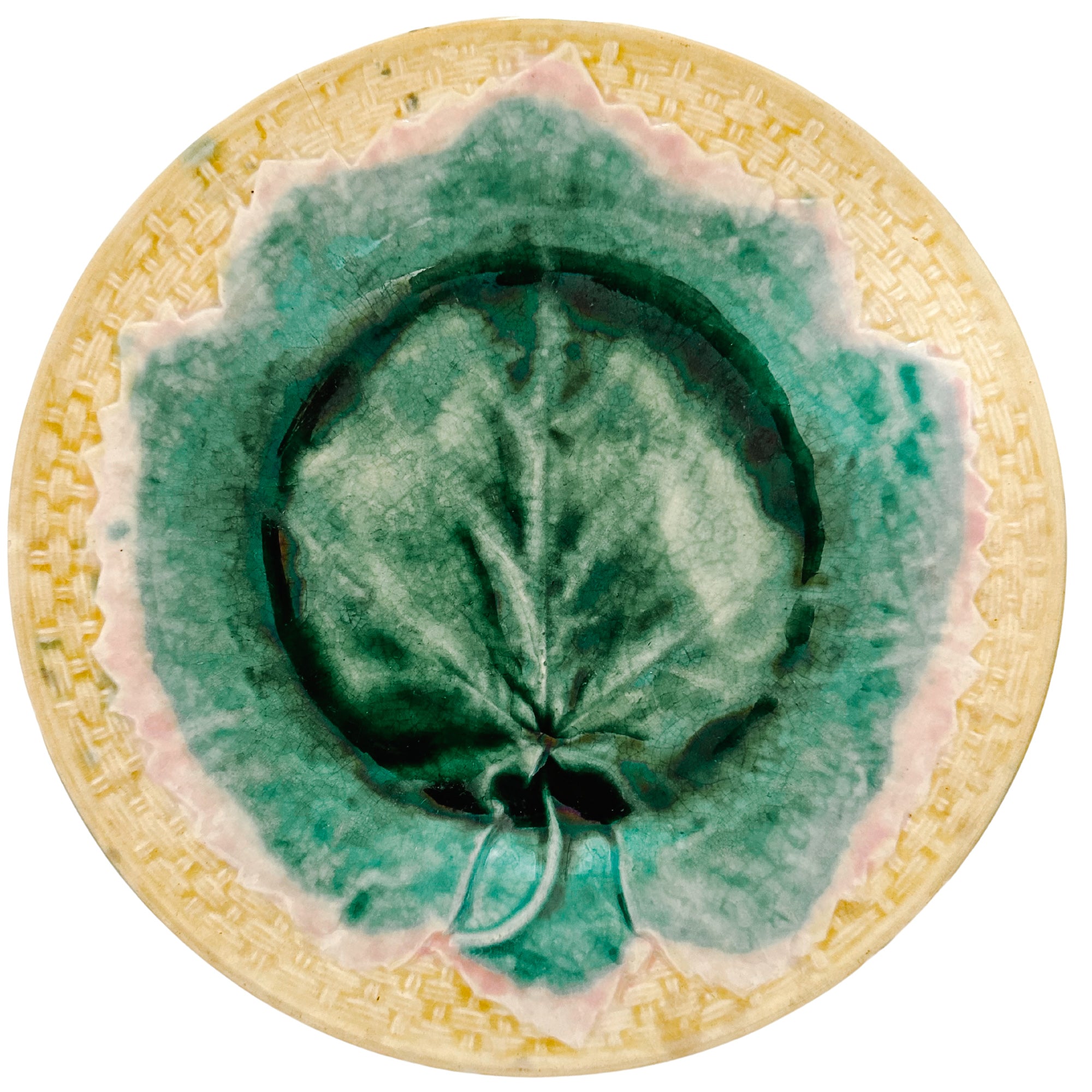 Antique American Etruscan Majolica Maple Leaf Plate – House of Andaloo