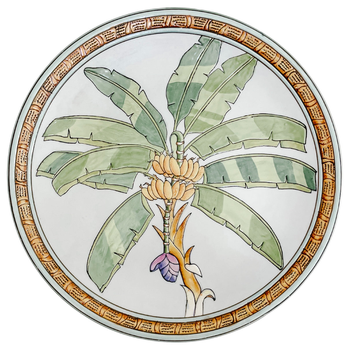 Large 12" Banana Tree Charger By Siddhia Hutchinson & Andrea Sadek ...