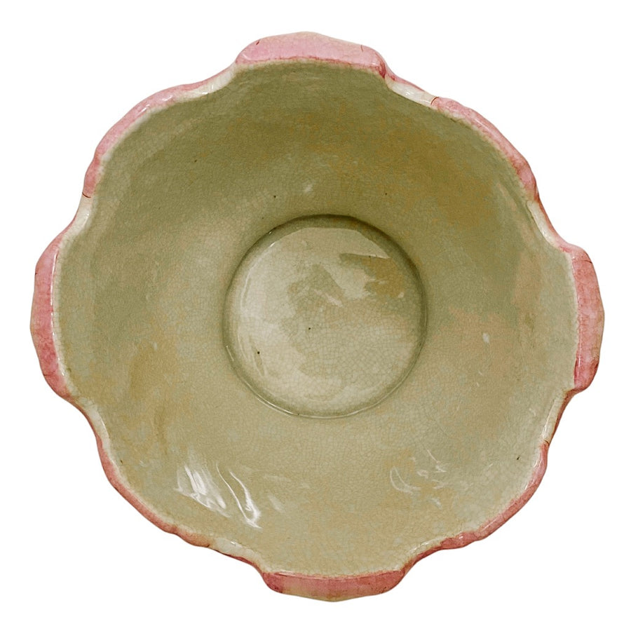 Pink Chinoiserie Scalloped Cachepot Planter – House of Andaloo